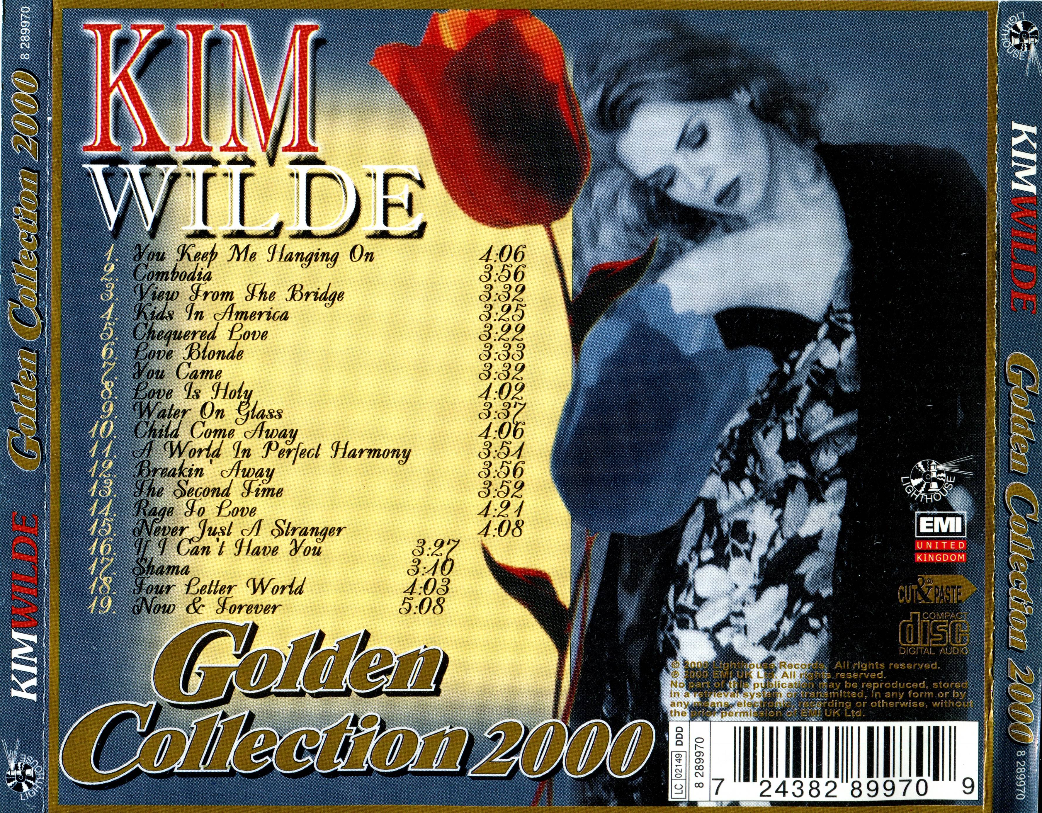 Kim Wilde Golden Collection : Back | CD Covers | Cover Century | Over 1 ...